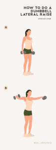 How to Do a Dumbbell Lateral Raise | Illustrated Exercise Guide